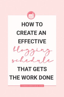 How to Create an Effective Blogging Schedule that Gets the Work Done ...